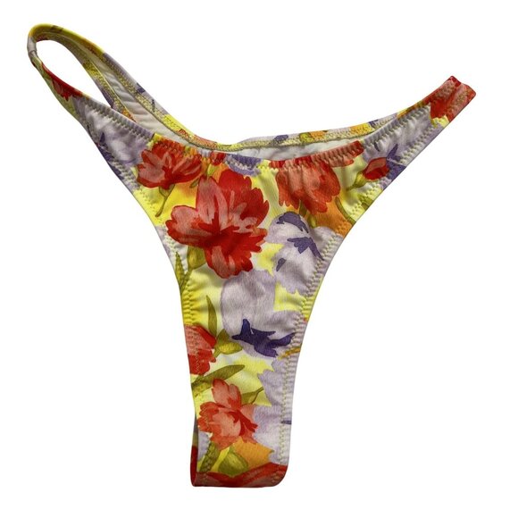 Heavy Manners | Swim | Heavy Manners High Cut Thong Bikini Bottoms In ...